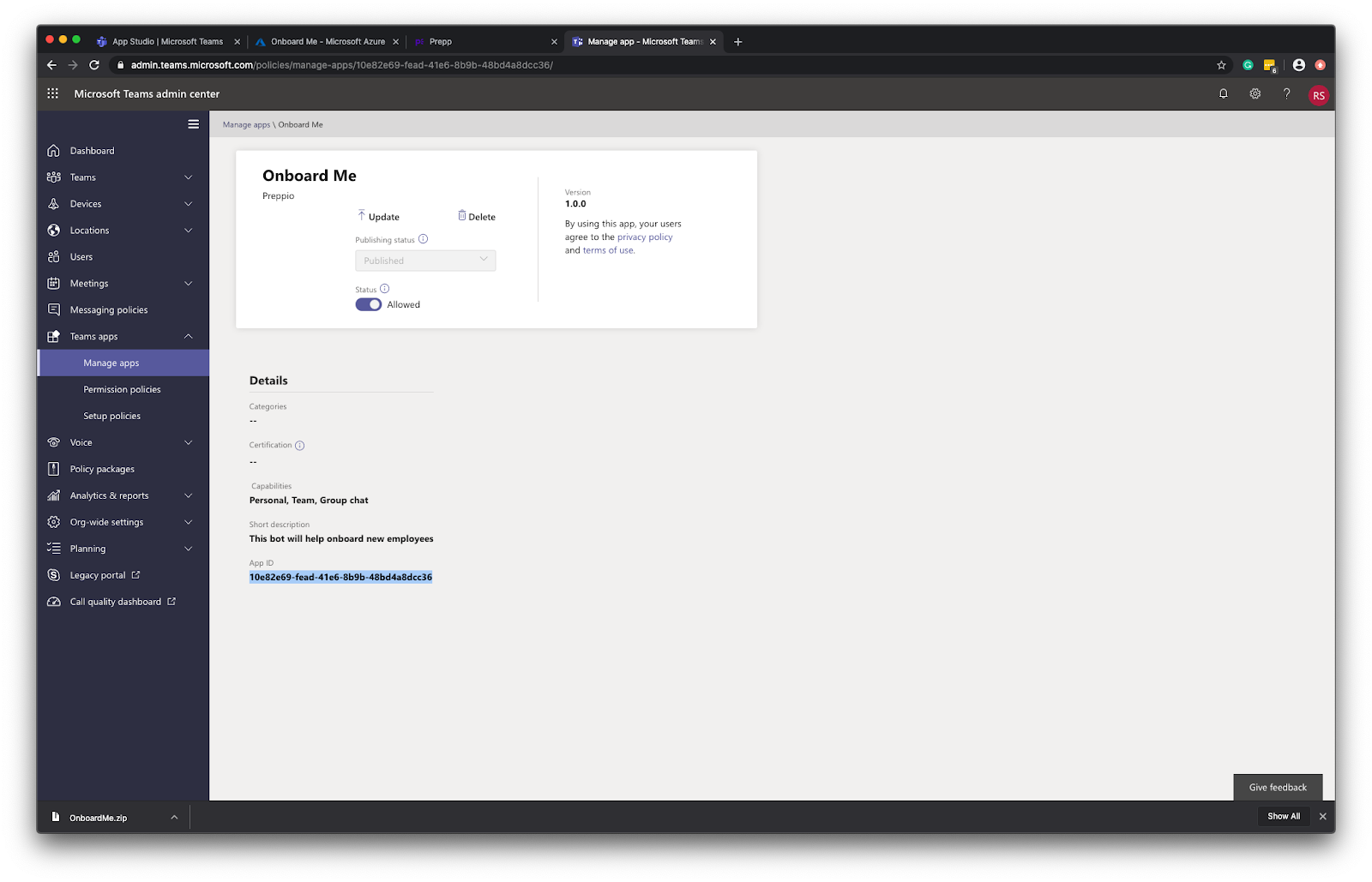 Guide: Microsoft Teams Integration