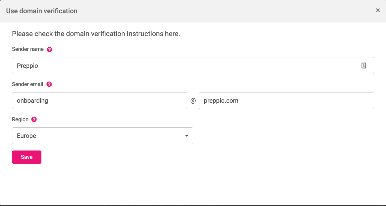 Guide: How to set up custom domain email channel